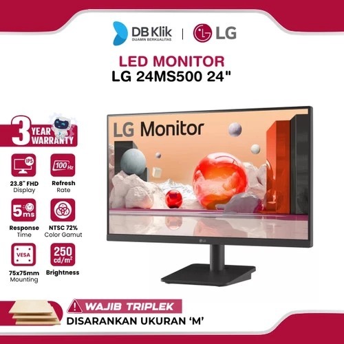 Jual LG LED Monitor 24MS500 24" IPS FHD 100Hz 5ms AMD FreeSync HDR10 ...