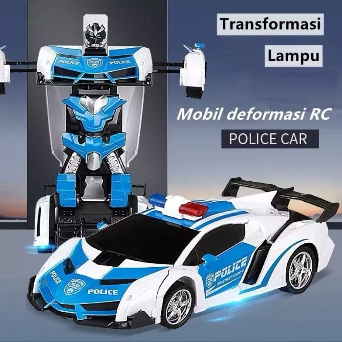 Jual TMU052 MOBIL MOBILAN ANAK RC TRANSFORMERS MOBIL REMOT JADI ROBOT ...