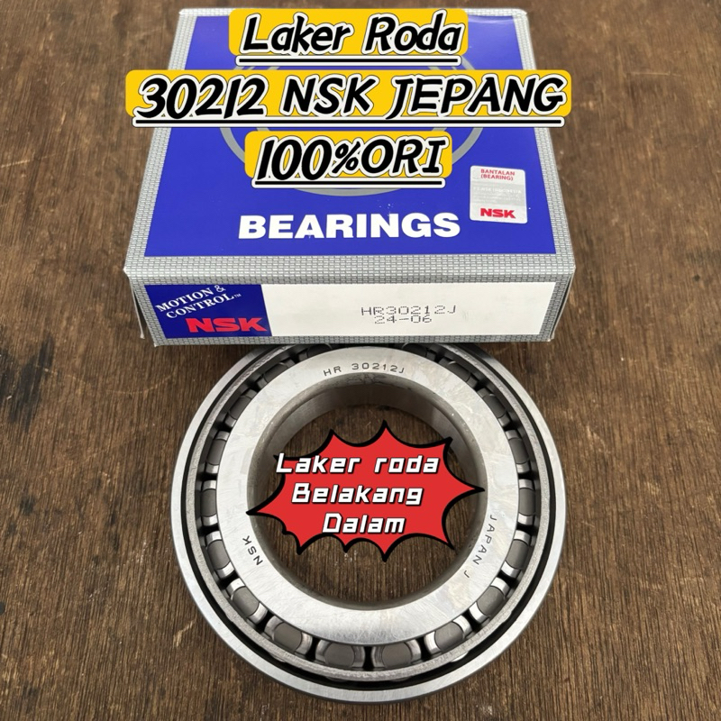 Jual Laker 30212 NSK 30212J NSK Original Made In Japan - Laher Roda ...