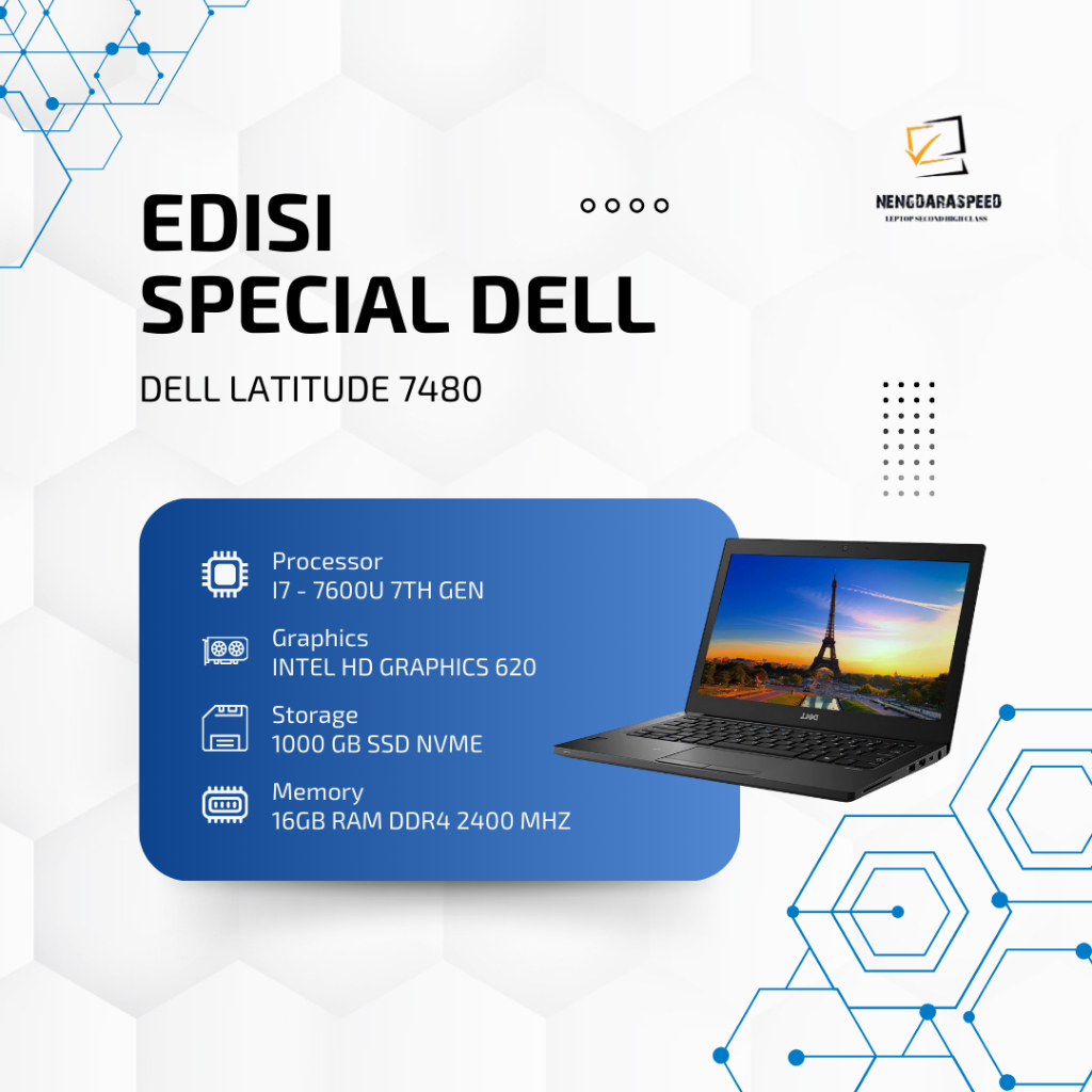 Jual DELL LATITUDE 7480 I7 - 7600 7TH GEN / 16GB RAM DDR4 / 1TB SSD ...