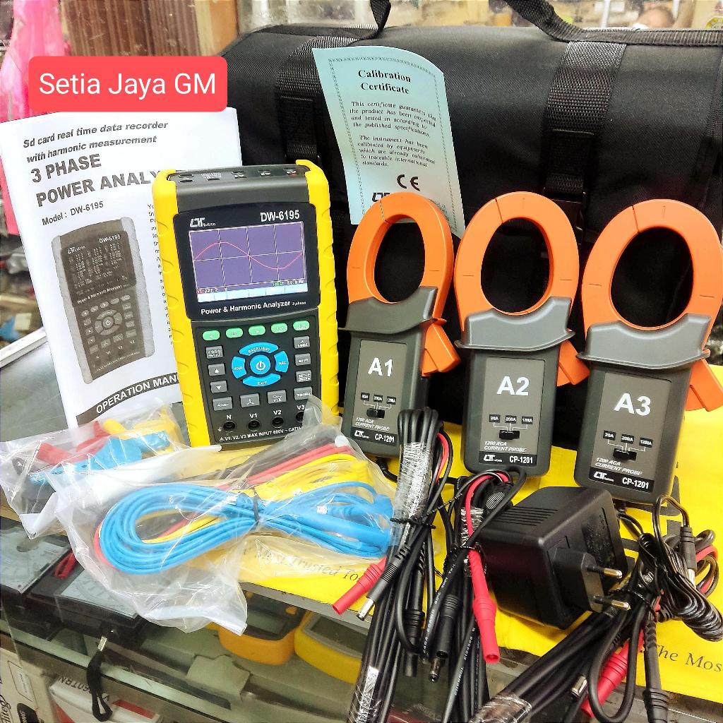 Jual Lutron DW-6195 Three Phase Power Analyzer with Harmonic ...
