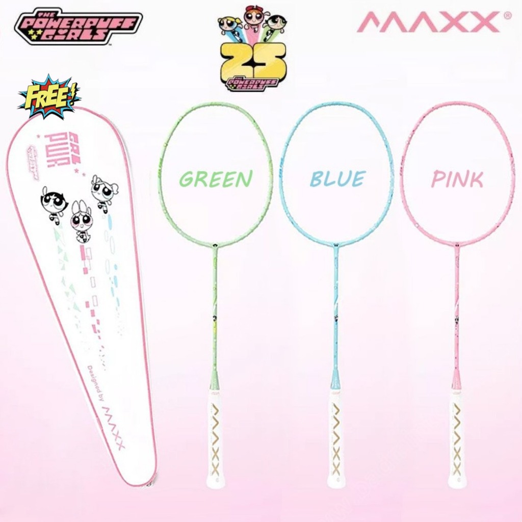 Jual Raket Badminton MAXX PowerPuff Power Puff Girl Series | Shopee ...