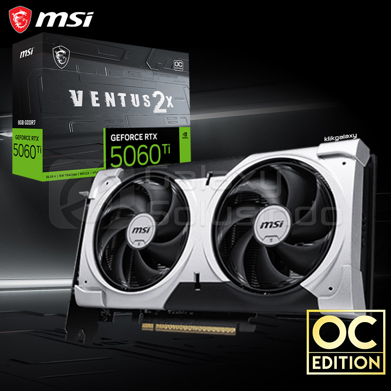 Jual MSI GeForce RTX 5060 Ti VENTUS 2X 8GB OC PLUS GDDR7 - VGA ...