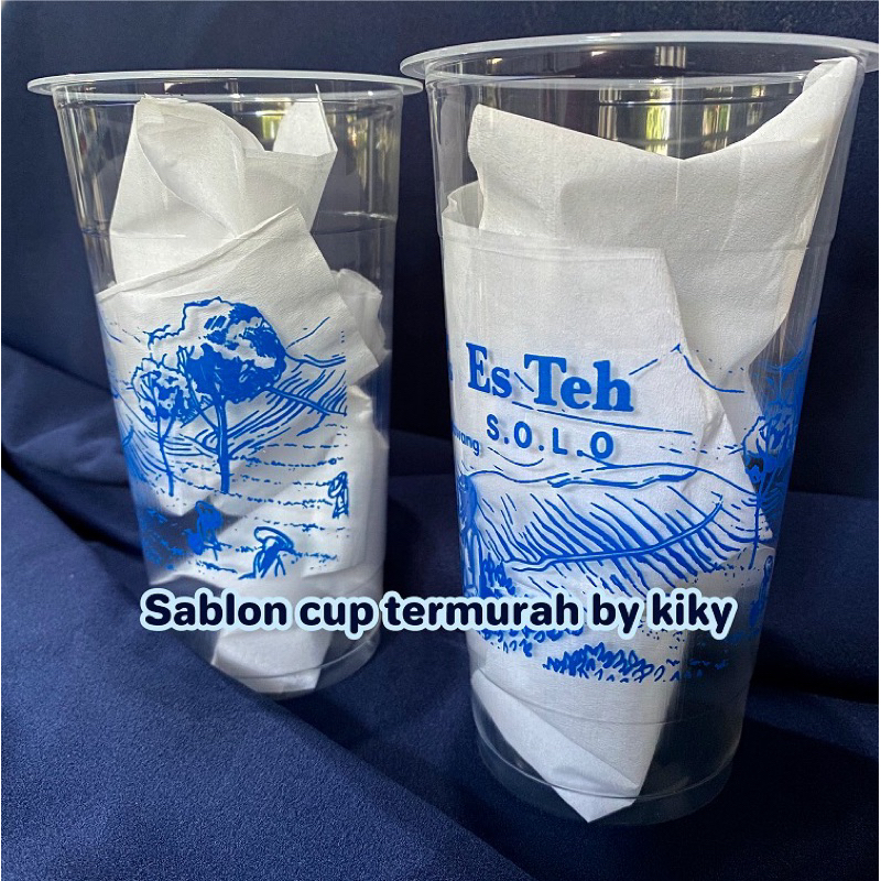 Jual TIPTOP 18OZ SLIM- ES TEH JUMBO- SABLON + CUP|TEH SOLO |TEH CANDU ...