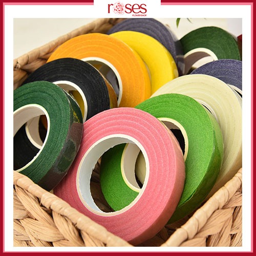 Jual Floral tape selotip tangkai bunga daun Solasi Bunga U19 | Shopee ...