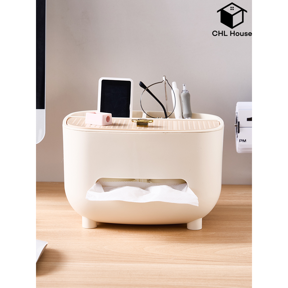 Jual CHL House Tissue Box Anti Skid - Kotak Tempat tissue meja office ...