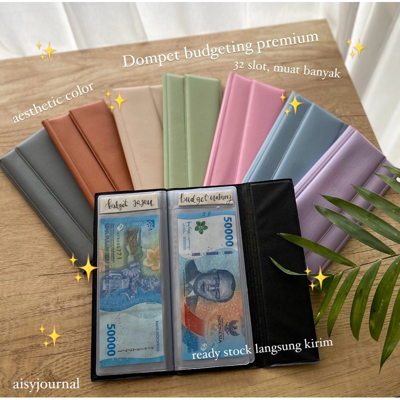 Jual [ready stock] Dompet budgeting premium, dompet disiplin keuangan ...