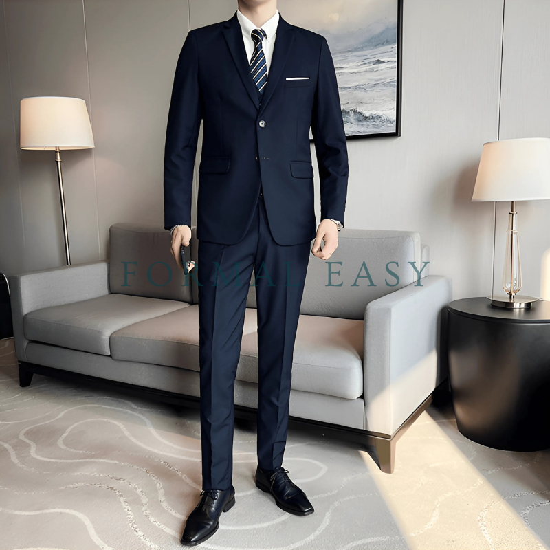 Jual Formal Easy One Set Jas Pria High Quality - Series Navy Slimfit ...