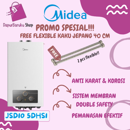 Jual Water Heater Gas MIDEA JSD 10-50HS / JSD10 - 50HS - 5 [L] | Shopee Indonesia