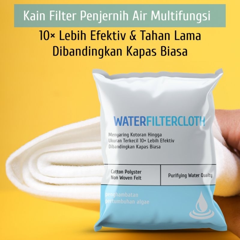 Jual kain filter air serbaguna Polyester non woven felt 75micron ...