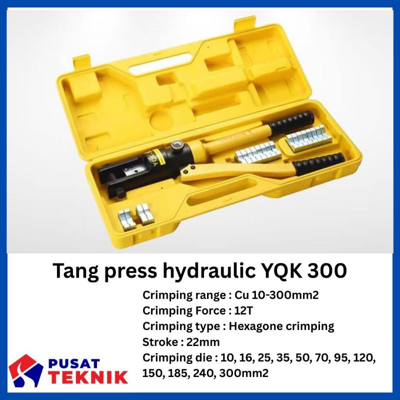 Jual Tang Press Skun Hidrolik Yqk-300 Tang Crimping Hidrolik Yqk-300 ...