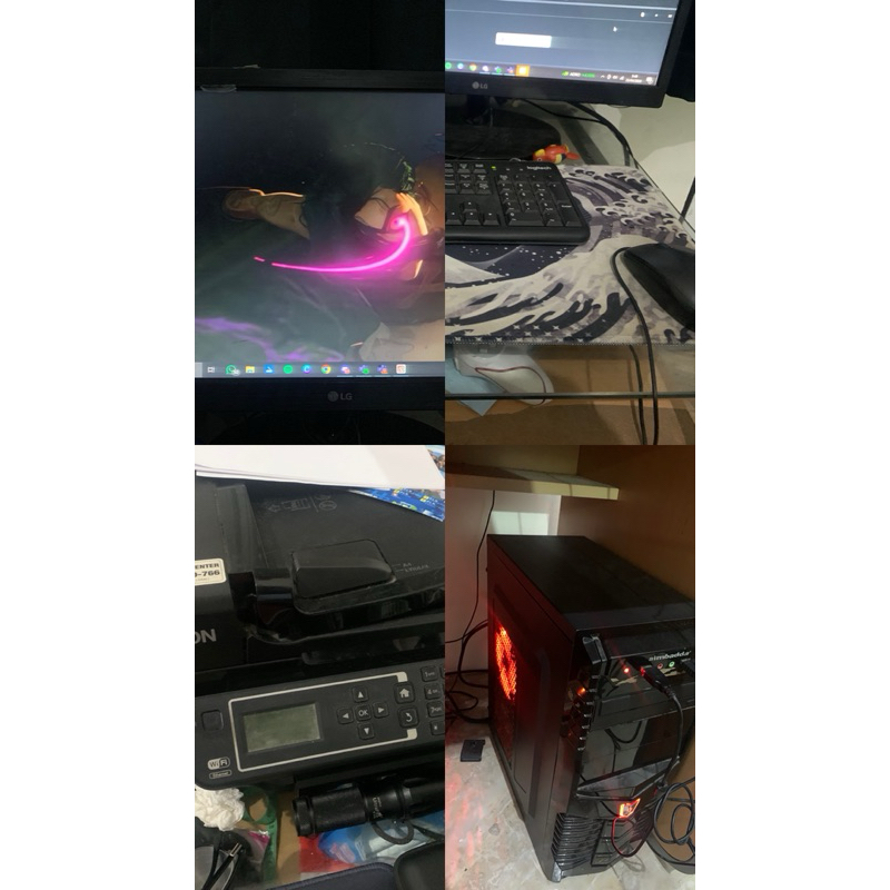 Jual Satu set PC Komputer siap pakai kerja & game santai + printer ...