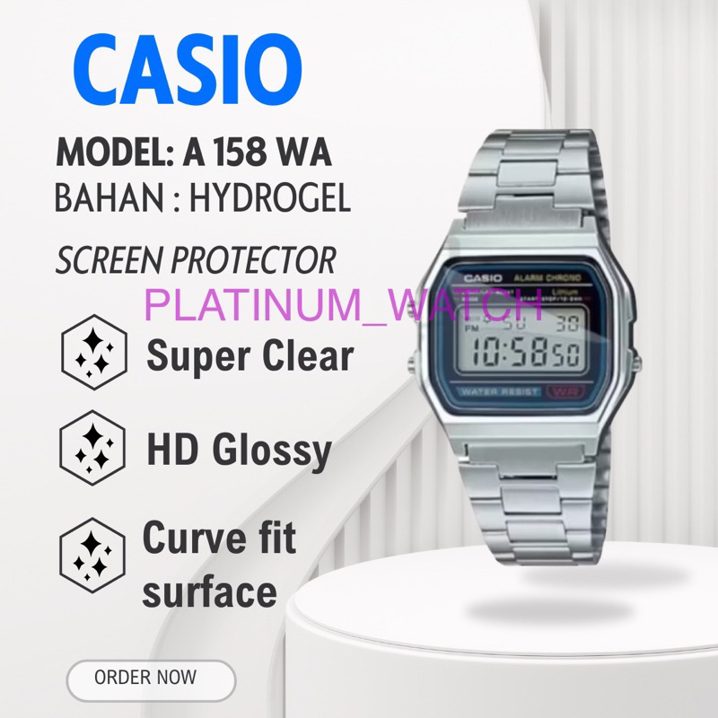 Jual ANTIGORES HIDROGEL UNTUK JAM TANGAN CASIO A-158WA A 158WA A158WA A ...