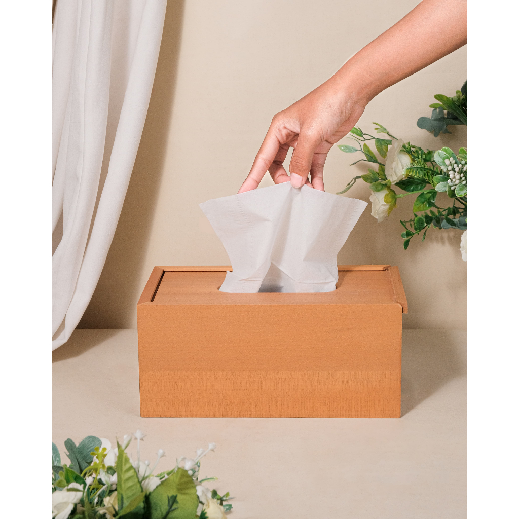 Jual Bloom Tissue Box - Kotak Tissue Kayu | Shopee Indonesia