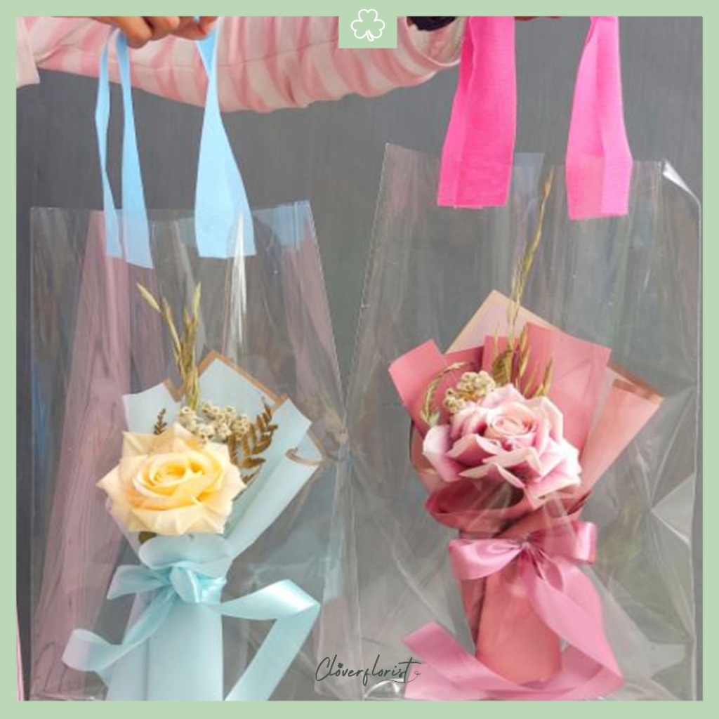 Jual Tas Plastik Buket Bunga Totebag Plastik Buket Bunga Plastik Buket ...