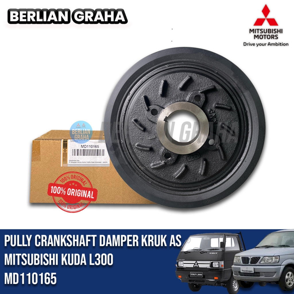 Jual Pulley Crankshaft Puli Poly Poli Krek Kruk As L300 / Kuda Original ...
