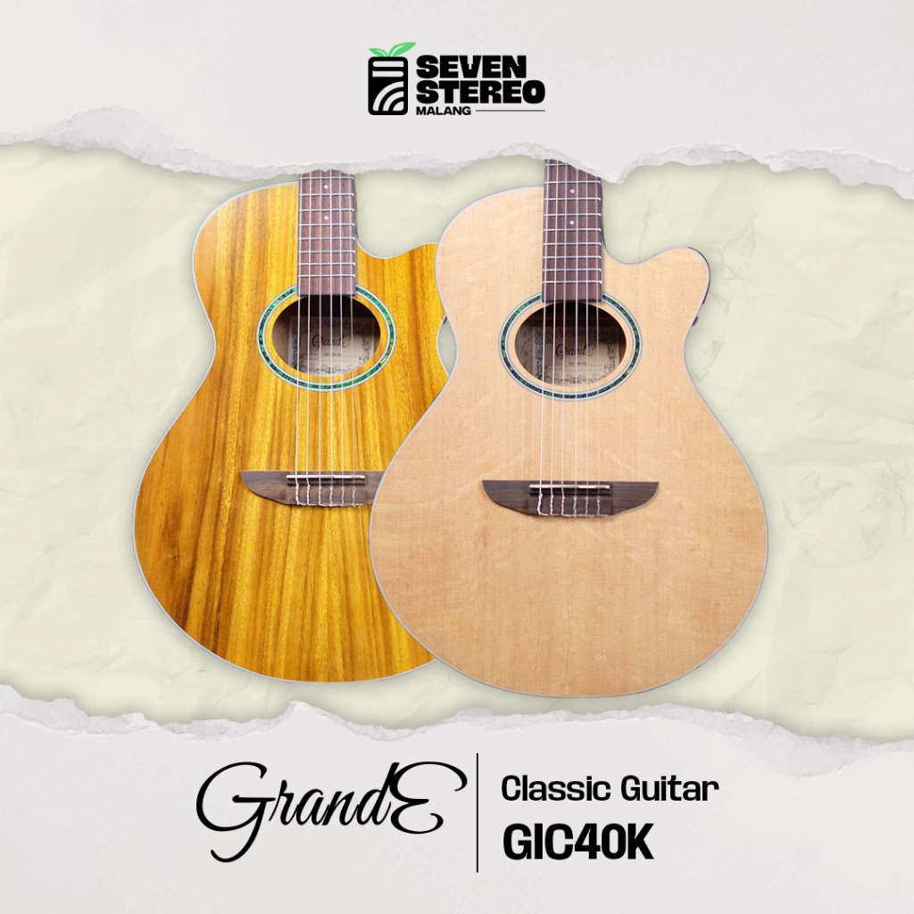 Jual Grande GIC40K GIC 40 K Guitar Acoustic Nylon Gitar Classic ...