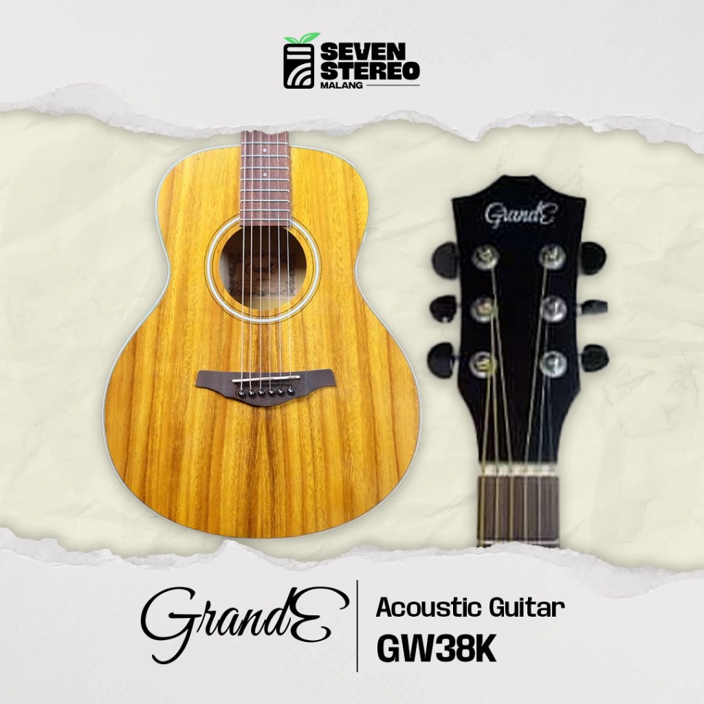 Jual Grande GW38K GW-38K NS Acoustic Guitar Original - Gitar Akustik 3/ ...