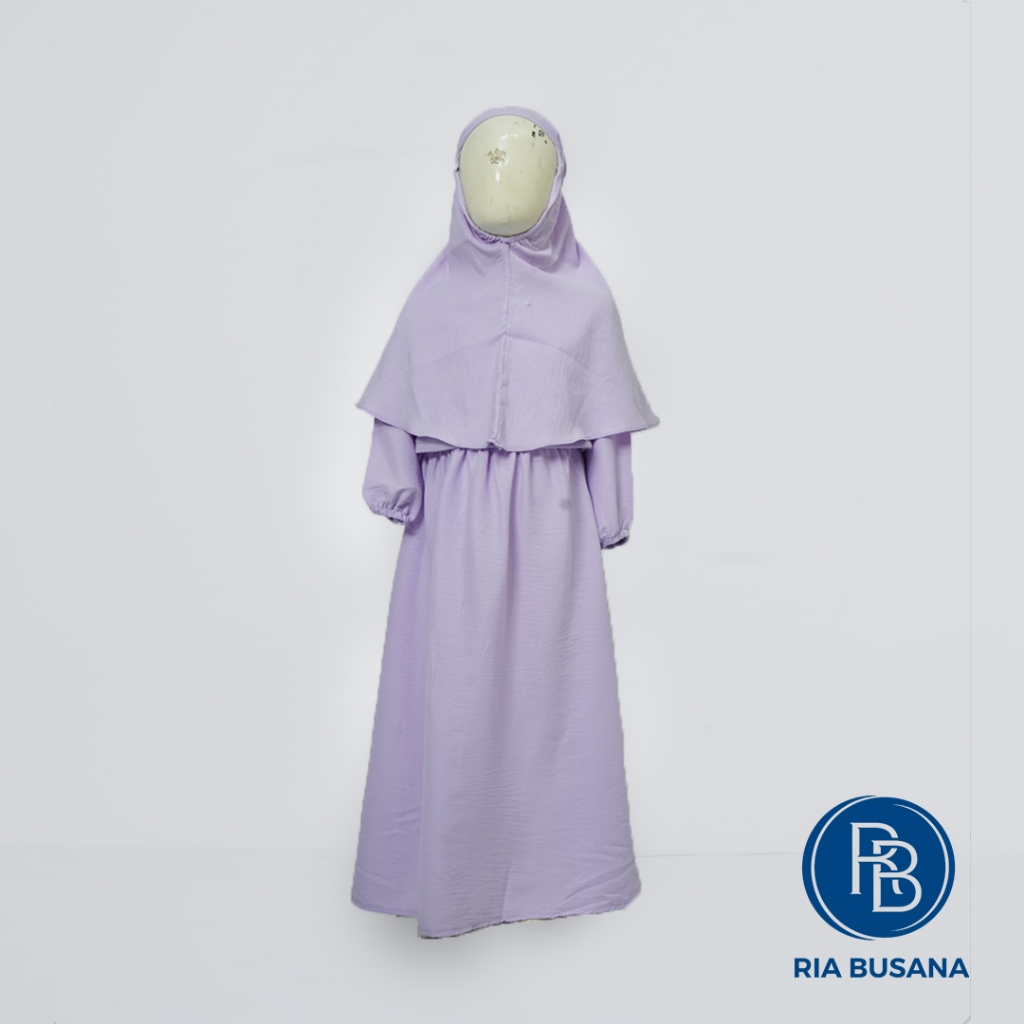Jual Ria Busana - Bom Kids - Gamis Anak Wanita Pita Santorini Silk ...
