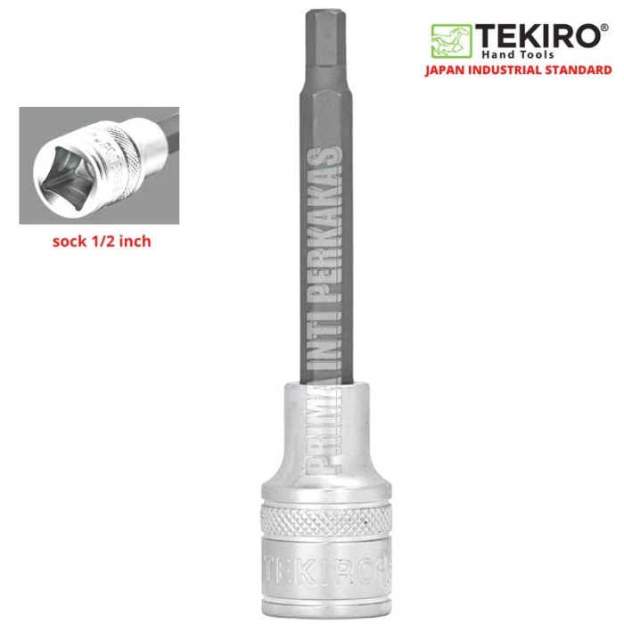 Jual Tekiro Japan – Socket Hex Bit 1/2” Kunci L Ukuran 4mm–12mm ...