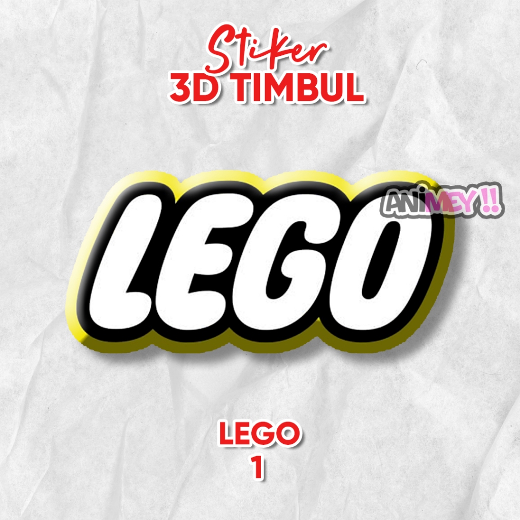 Jual Stiker Emblem 3D Timbul LEGO Logo / Stiker LEGO Resin | Shopee ...