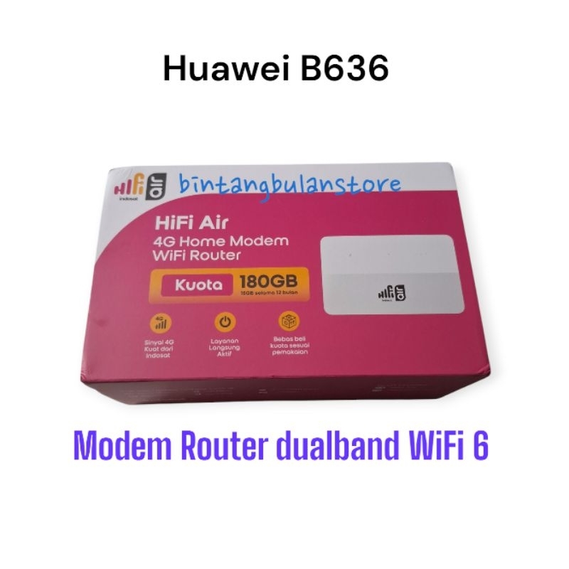 Jual Modem Huawei B636 366 4G+ Router HiFiair CAT 13 WIFI 6 | B313 ...