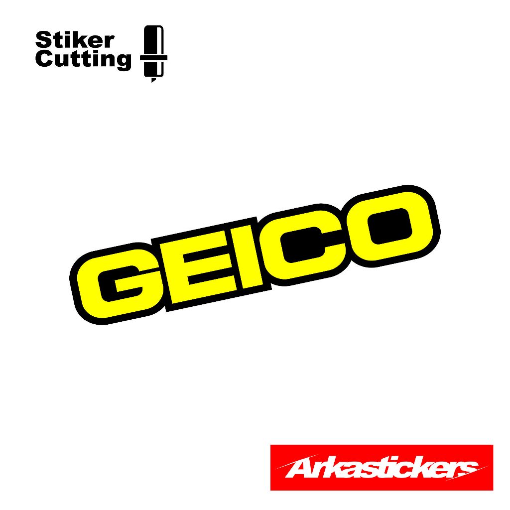 Jual Stiker Cutting GEICO untuk Motor Mobil Helm dll bisa menyala ...