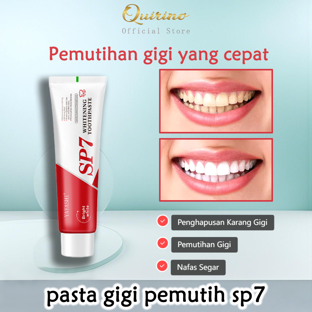 Jual Quirino Pasta Gigi Perontok Karang Gigi Quirino Sp7 Pasta Gigi ...