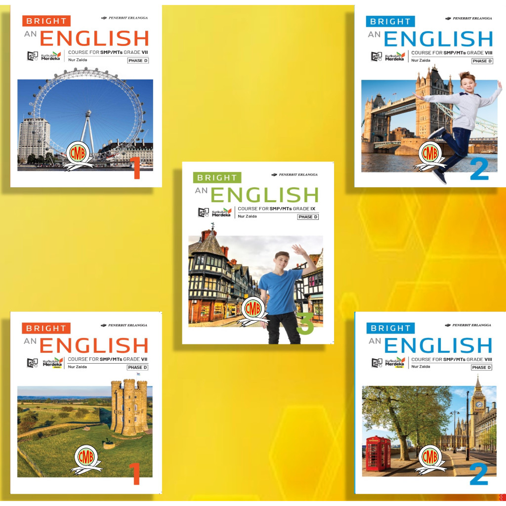 Jual [Penerbit Erlangga] BRIGHT AN ENGLISH Kelas 7, 8 & 9 Kurikulum Merdeka | Shopee Indonesia