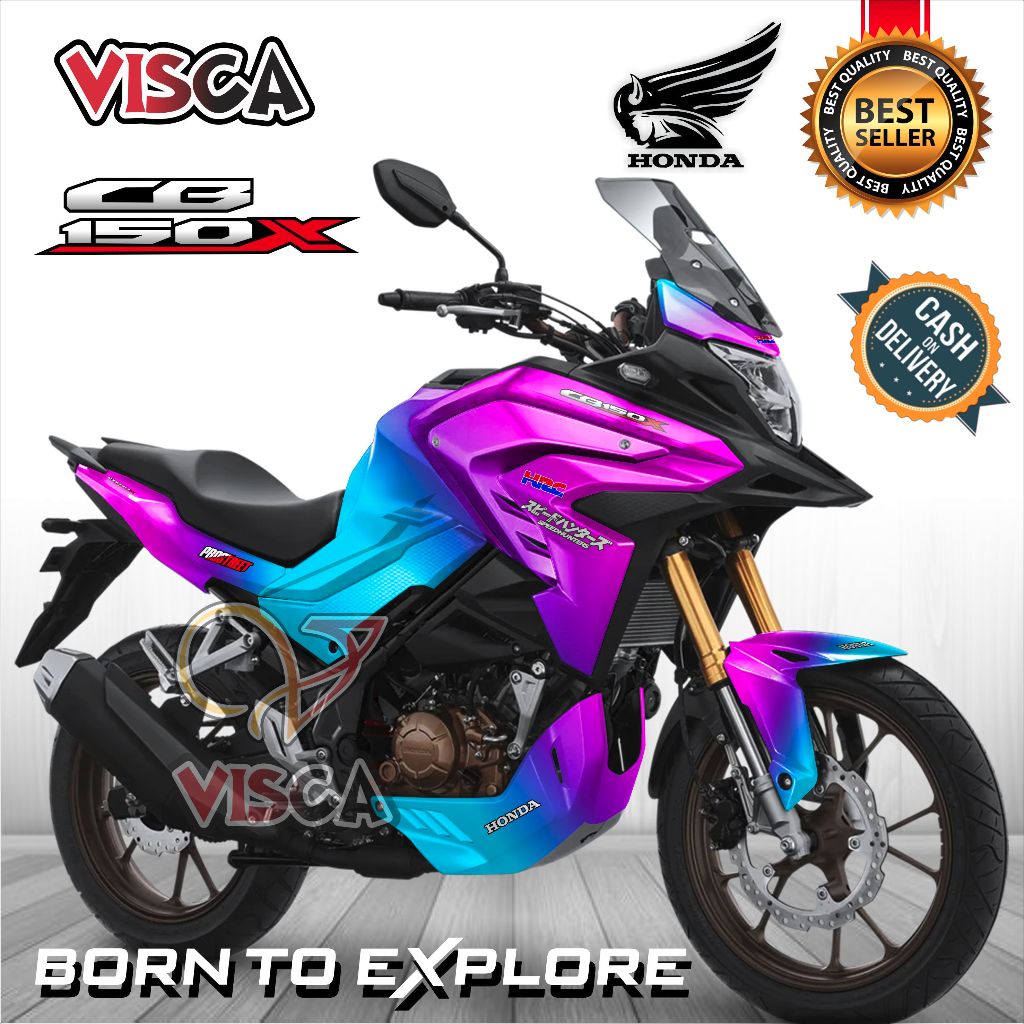 Jual Decal Cb150x New Full Body Stiker Cb 150x New Full Body Striping Cb 150x New Dekal Cb150x ...