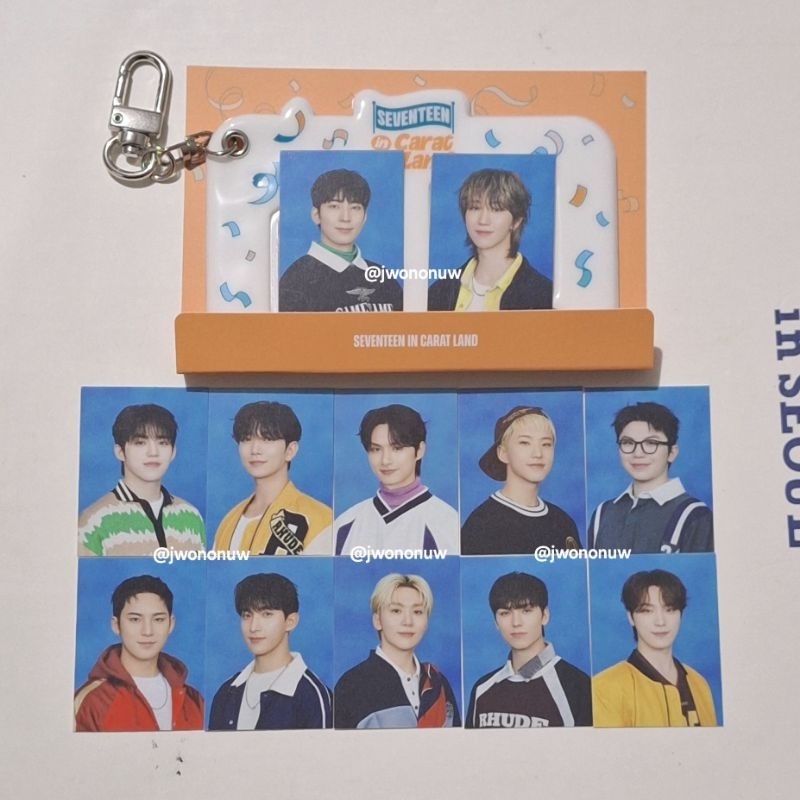 Jual [ready stock] - merch seventeen in caratland 2025 mini photo frame holder pc svt photocard ...