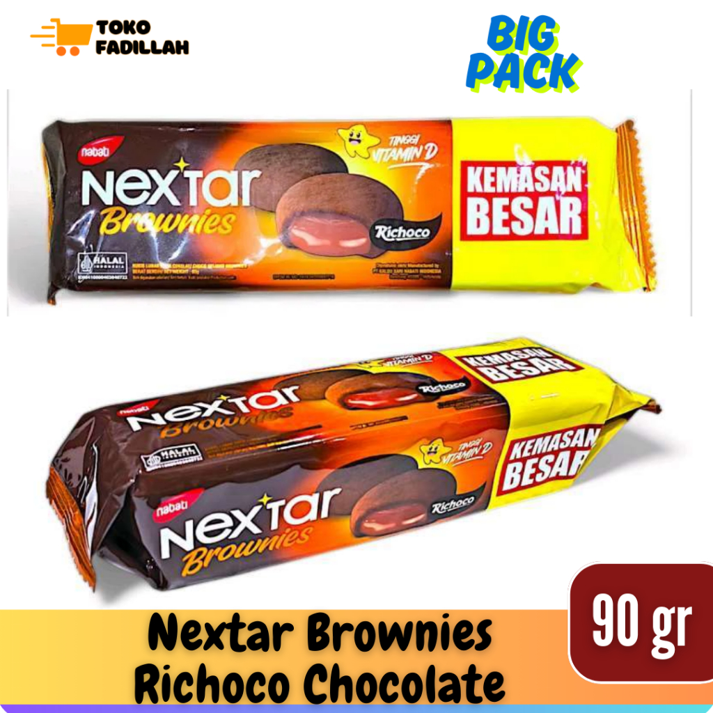 Jual Nabati NEXTAR Brownies Chocolate Big Pack 90 gr | Shopee Indonesia
