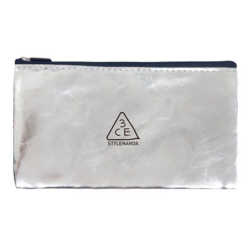 Jual Pouch Makeup 3ce (NEW) Silver | Shopee Indonesia