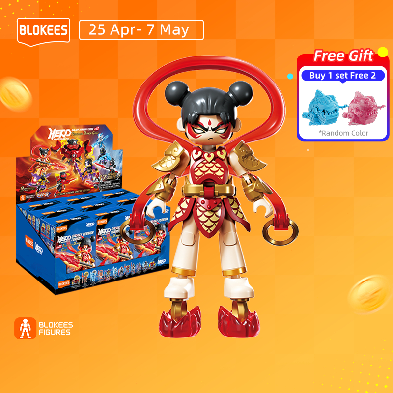 Jual BLOKEES Figures Hero Infinity Blind Box Mainan Nezha Anak Toys Blok Bangunan (1 PCS)- GVT ...