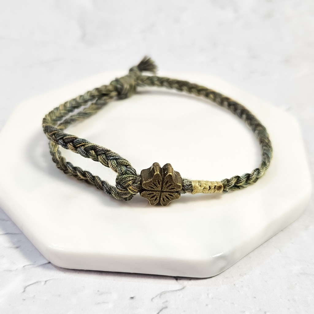 Jual Clover Double Braid Bold | Gelang Kepang Semanggi | Gelang Tangan ...