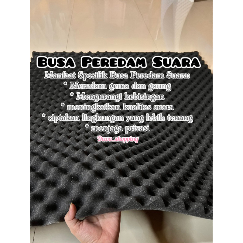 Jual Busa Peredam Suara Telur ( Ukuran 50x50x4cm ) | Shopee Indonesia