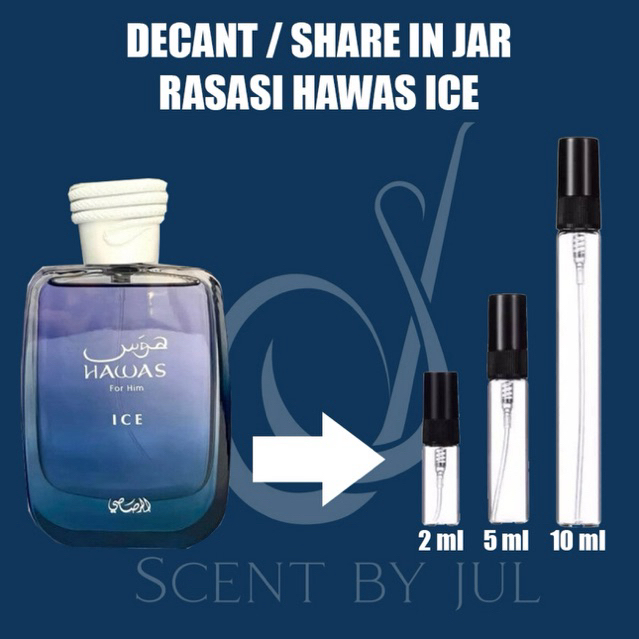 Jual Decant Rasasi Hawas Ice 2-10ml | Shopee Indonesia