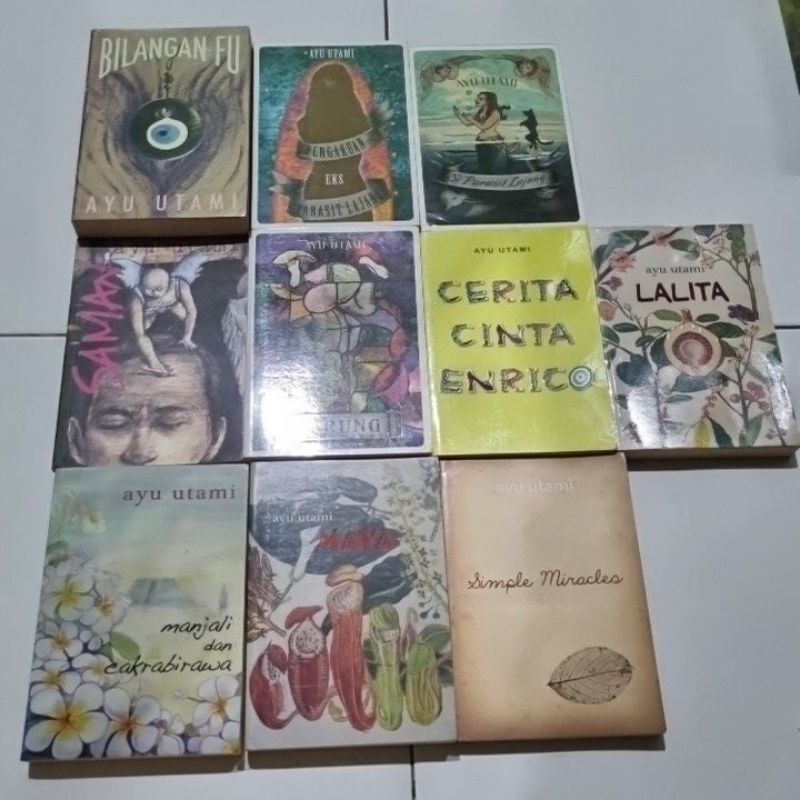 Jual Novel Ayu Utami Preloved Original | Bilangan Fu | Maya | Manjali dan Cakrabirawa | Lalita ...