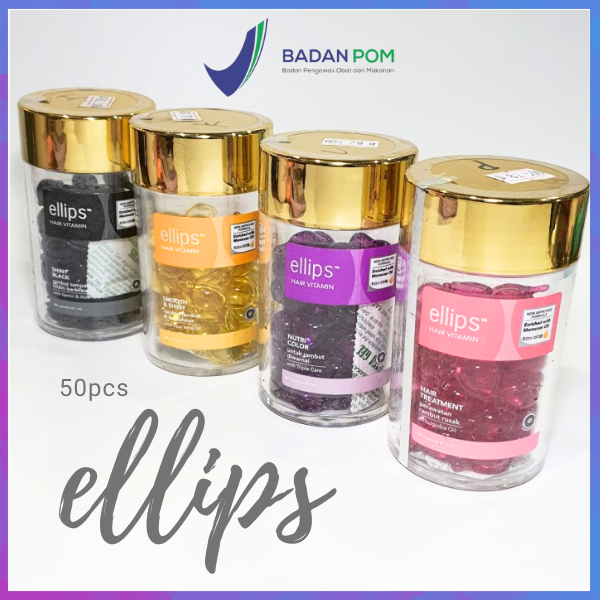 Jual Ellips Elips Hair Vitamin Botol 50 Capsules Perawatan Rambut Rusak ...