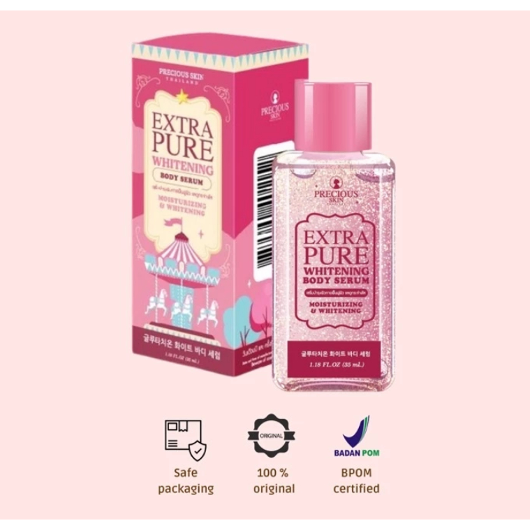 Jual Precious Skin Extra Pure Brightening & Whitening Body Serum 35 Ml ...