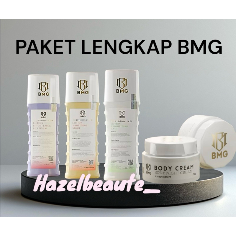 Jual PAKET LENGKAP BMG ( LOTION PAGI/LOTION KUNING/LOTION UNGU/2 BODY ...