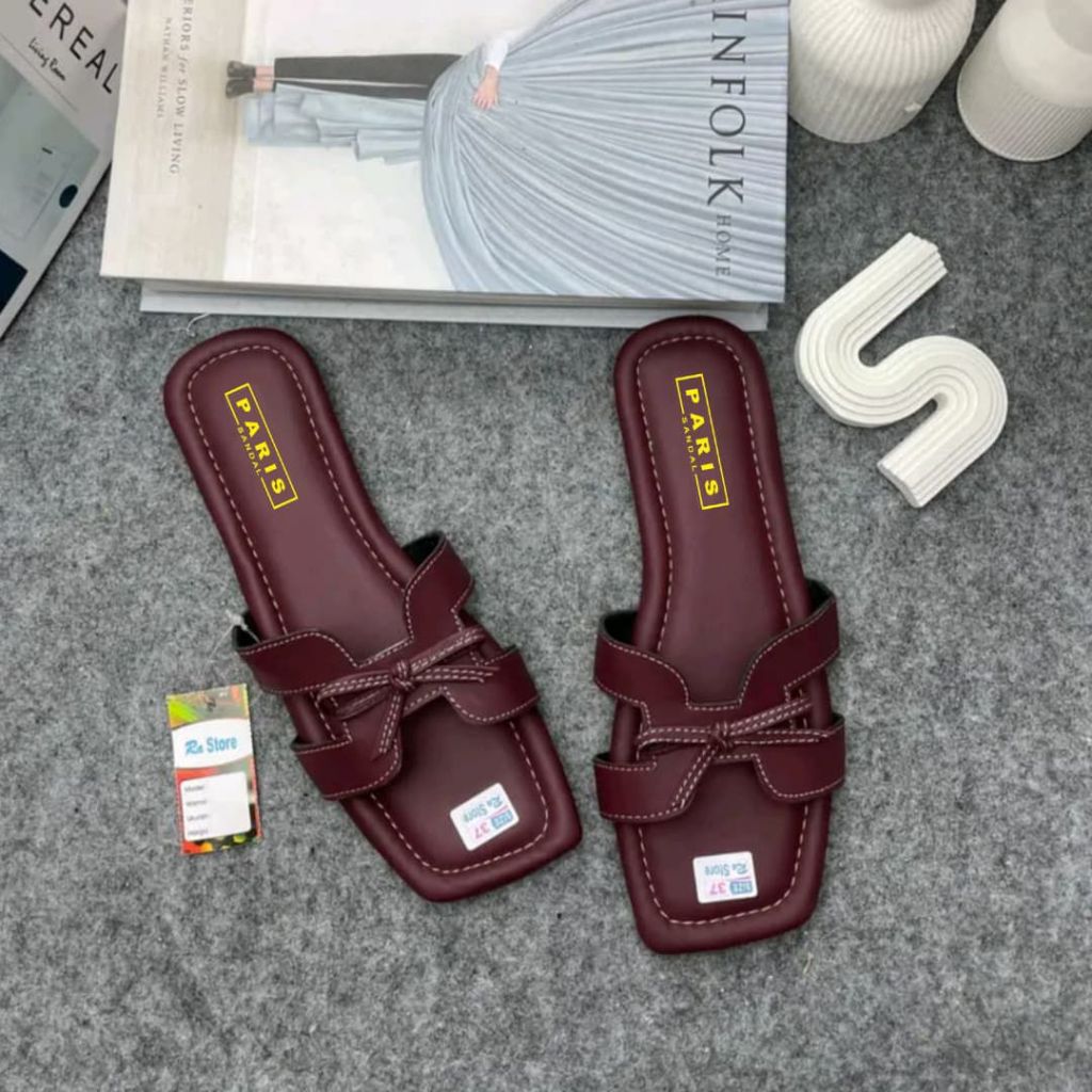 Jual Sandal Teplek Wanita Kekinian Model Terbaru Simple | Shopee Indonesia