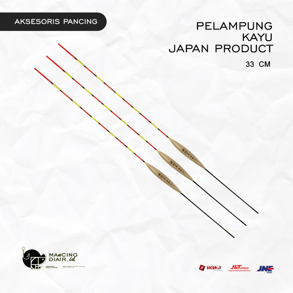 Jual Pelampung/Kimpul Pancing Kambangan Anti Badai Kayu Fiber - Ukuran ...