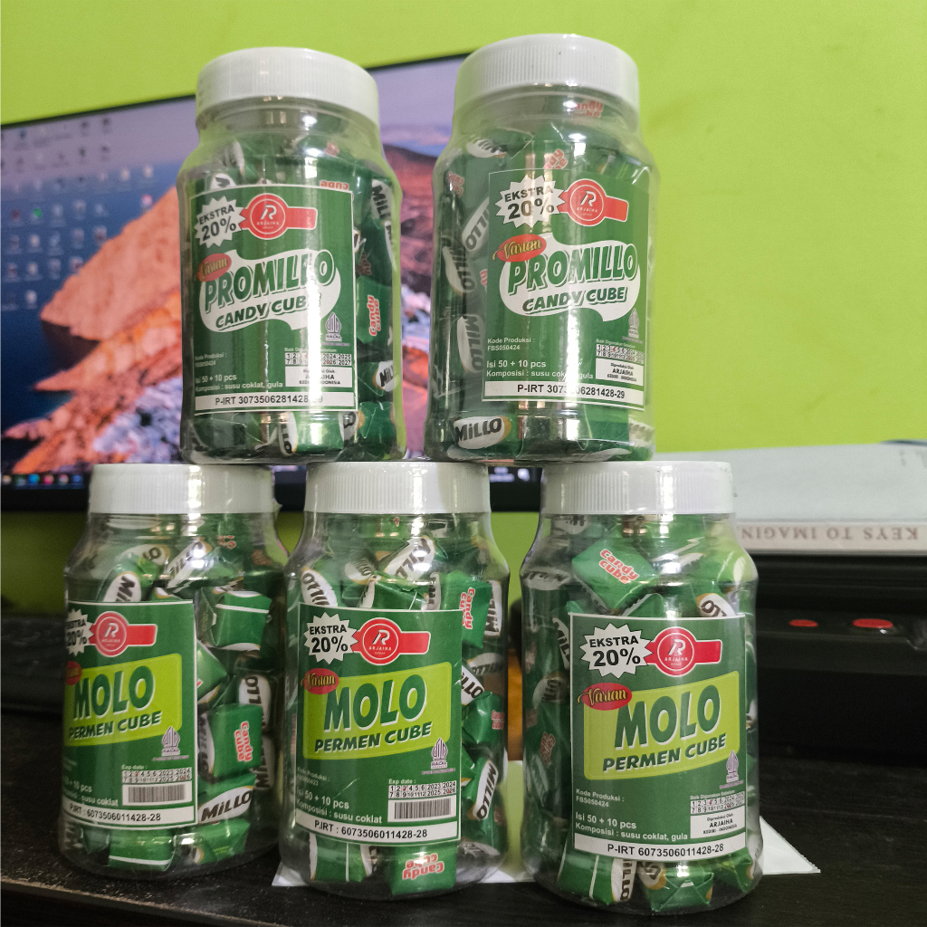 Jual Permen Coklat Tube With Fresh Milk Isi 60 pcs kemasan toples ...