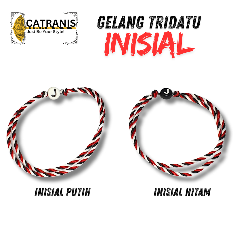 Jual CATRANIS GELANG TRIDATU HURUF INISIAL NAMA SIMPLE TRIDATU ASLI ...