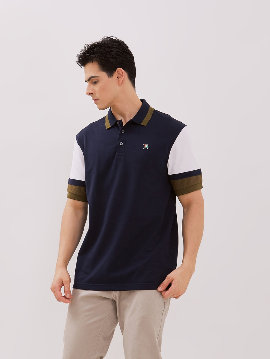 Jual ARNOLD PALMER Polo Shirt Lengan Pendek Navy Pria - P-CJBA02-M9 | Shopee Indonesia