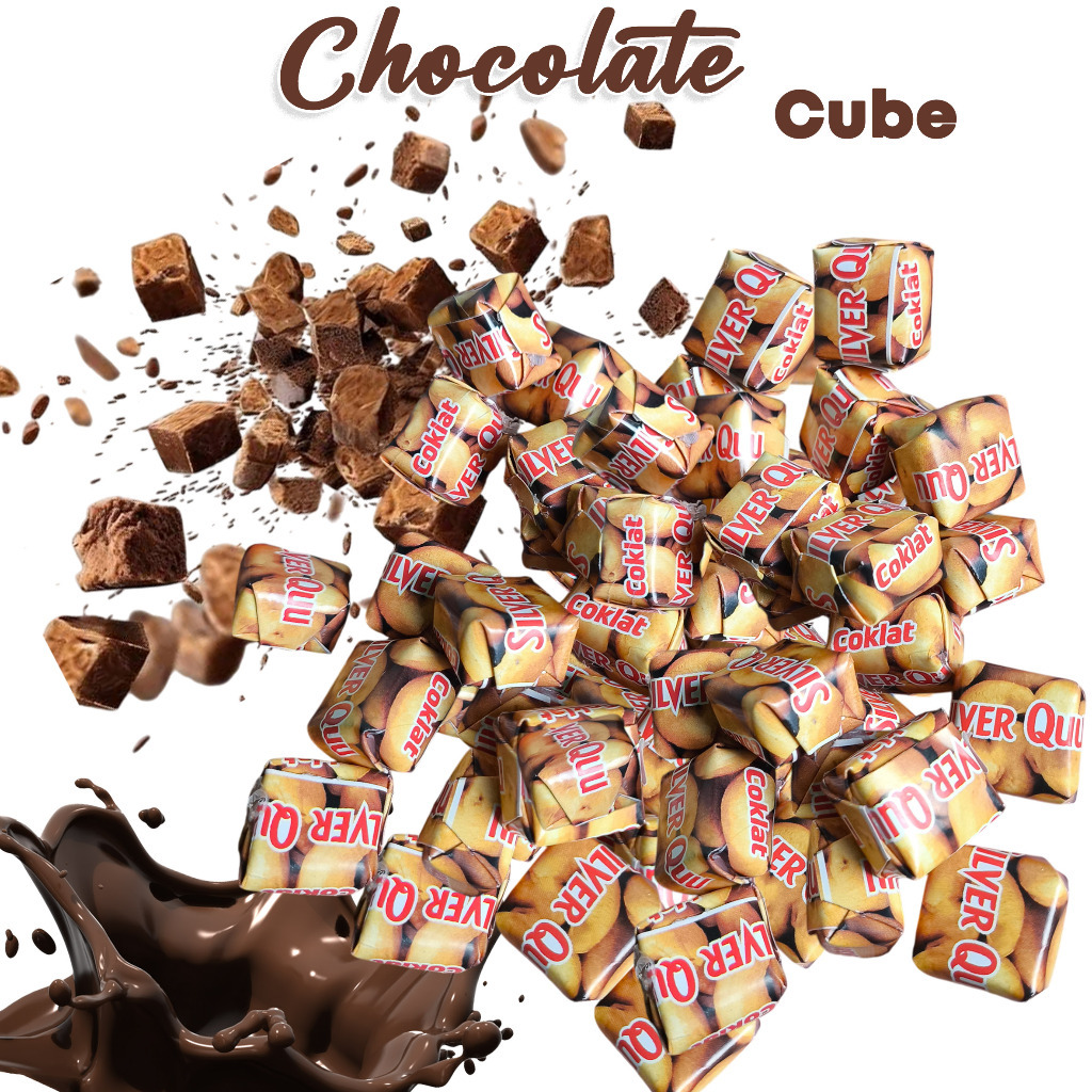 Jual Coklat Chocolate Tube Coklat Dadu Bukan Silverquen Viral isi 40pcs ...