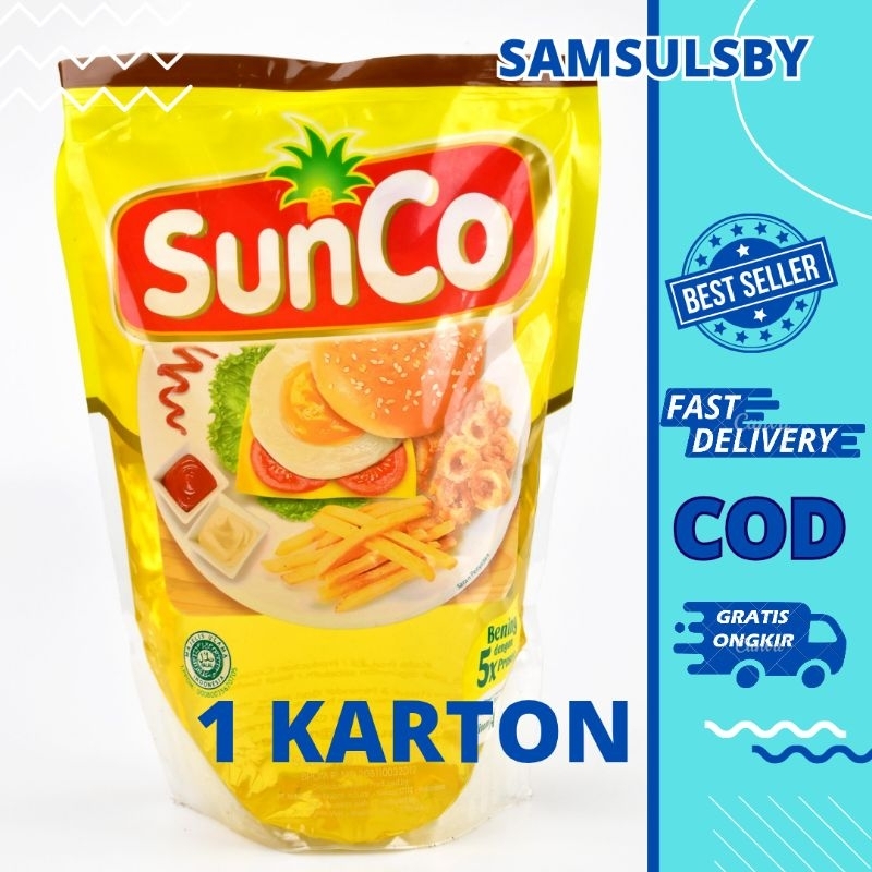Jual SUNCO minyak goreng 1karton (2Lx6pcs) | Shopee Indonesia