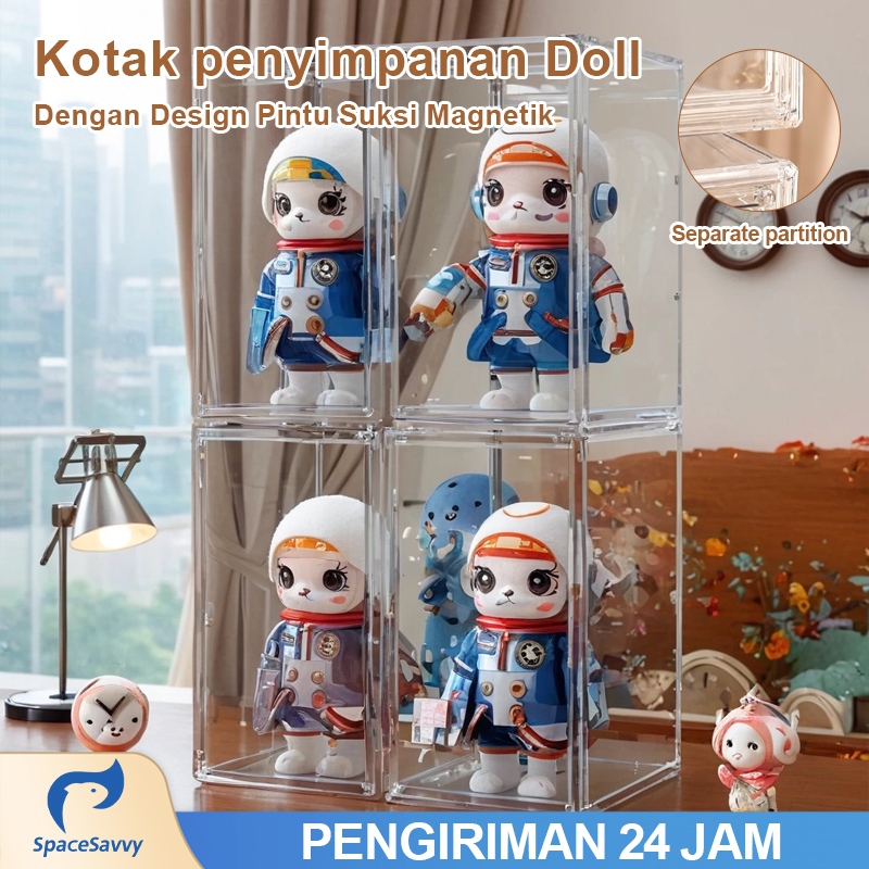 Jual Storage Box Acrylic Transparent Display Kotak Penyimpanan Mainan ...