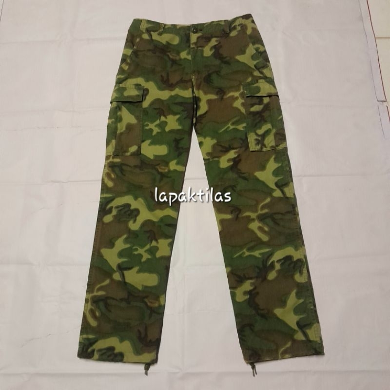 Jual BDU Trouser RDF ERDL Camouflage not Woodland Issue Us Army Celana ...
